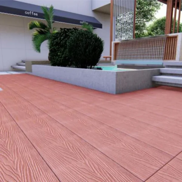 Waterproof Slip Resistant Laminate Wooden Floor - Parquet Texture Dubai